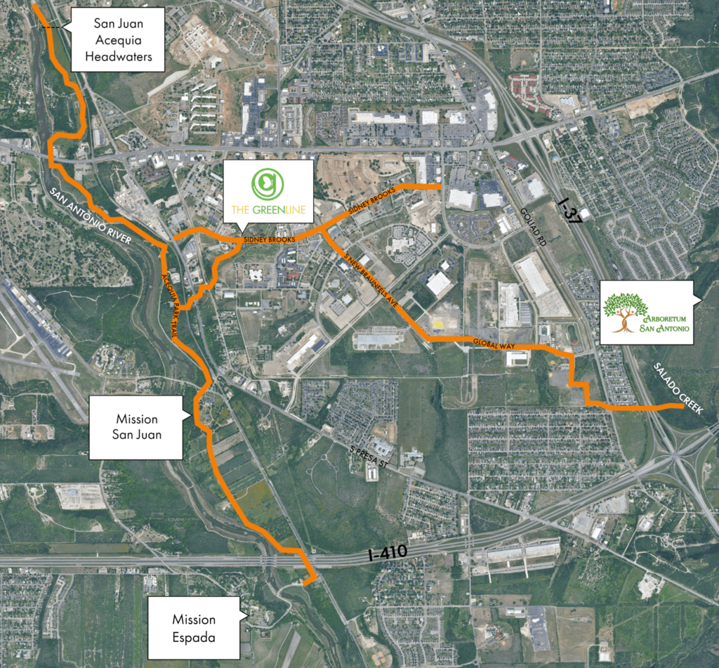 Brooks to connect Salado Creek to Mission Reach trail system - Brooks